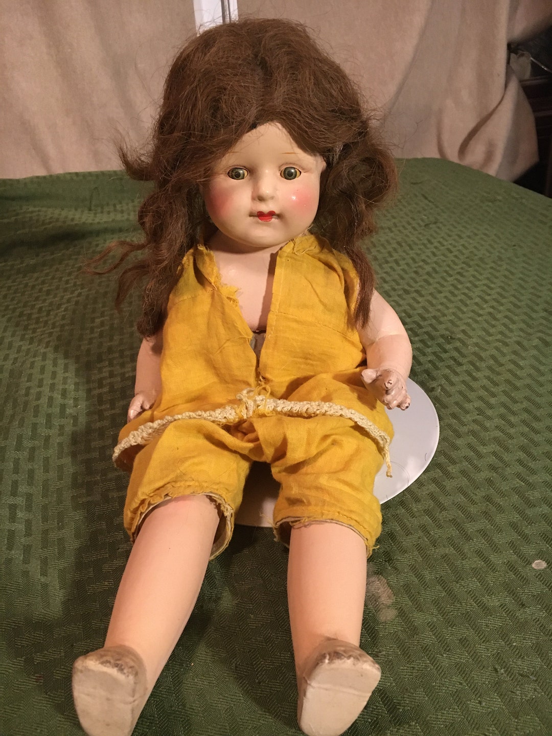 Pretty 17 Composition Doll 1930's - Etsy