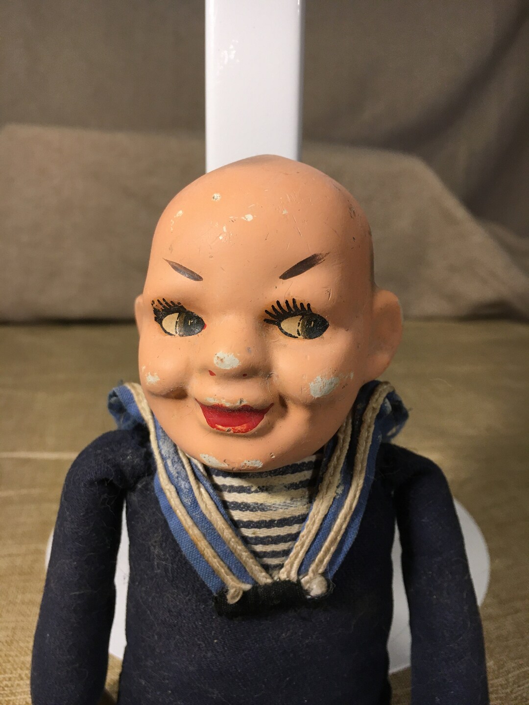 Strange Little Sailor Doll... 11.5" -- 1940's? - Etsy