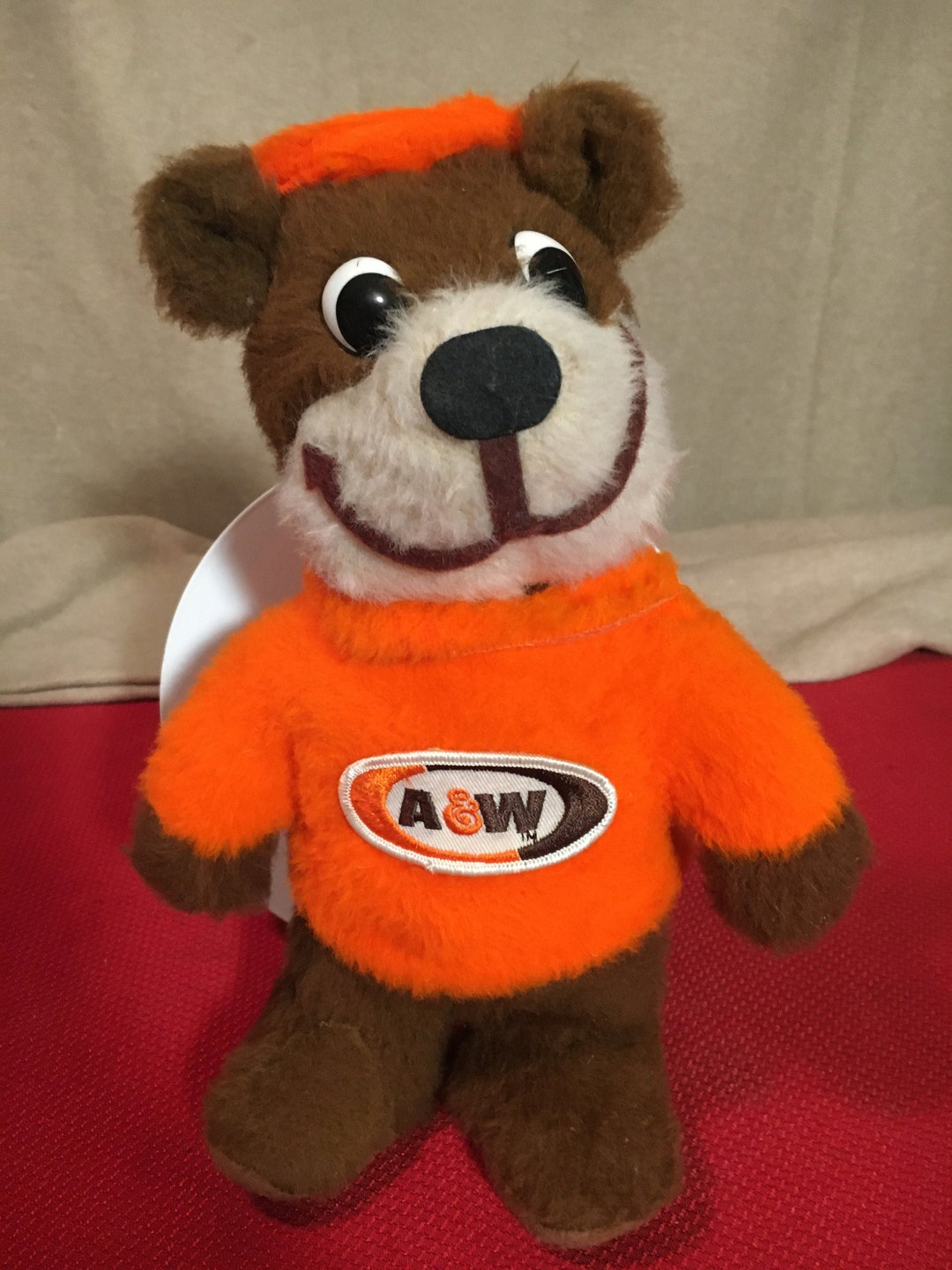 Rooty -- A & W Stuffed Bear - 1970's? - Etsy