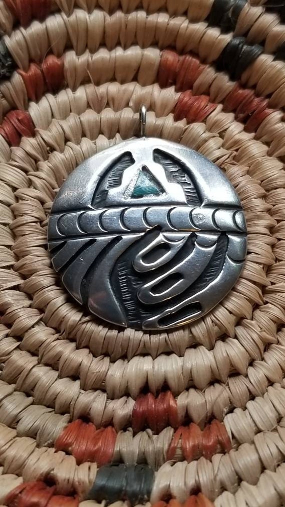 traditional hopi overlay sterling - Gem