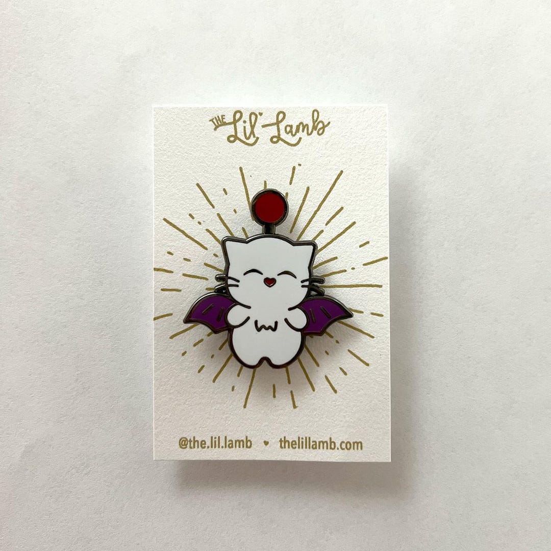 Moogle Fidget Pin - Etsy