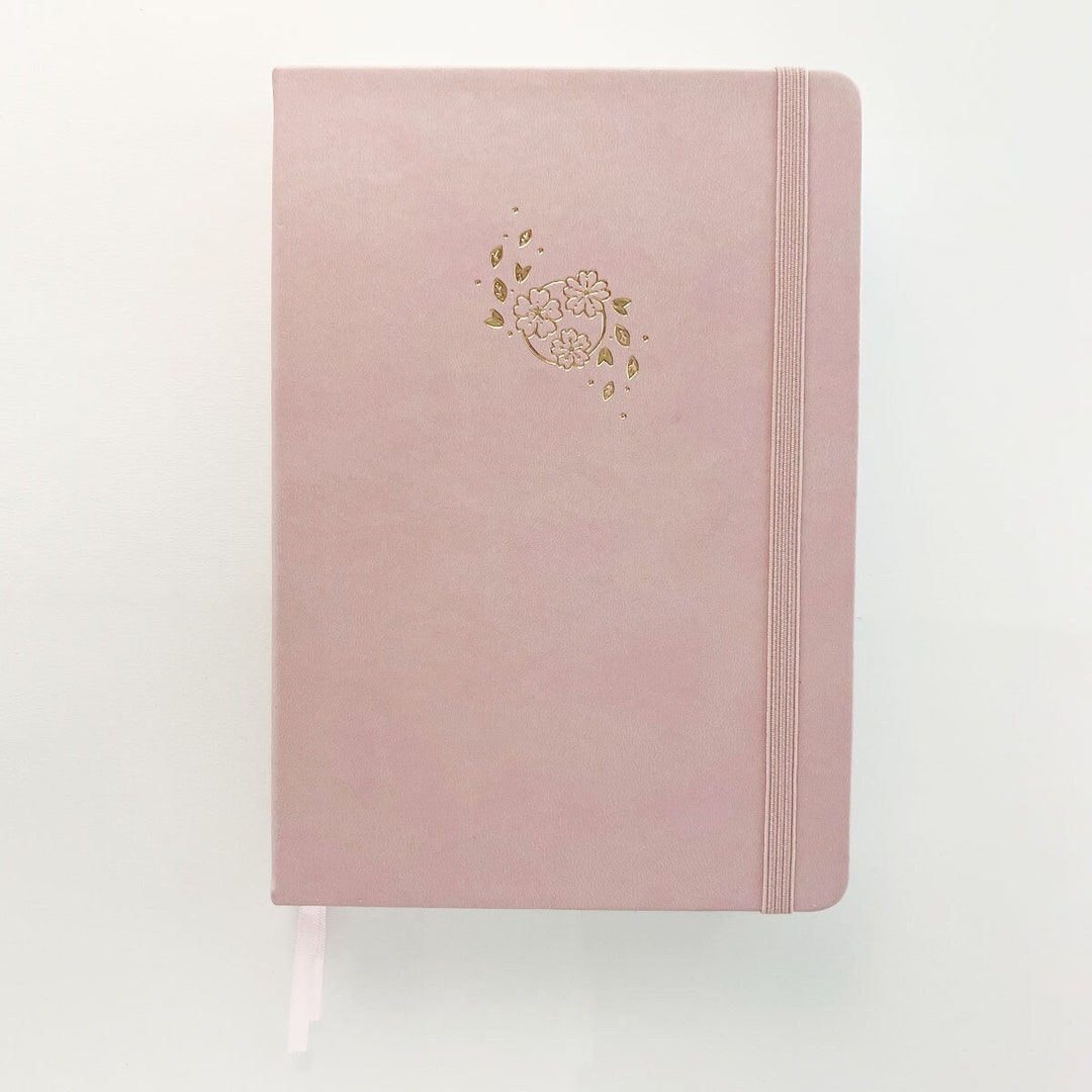 Sakura Blossom Dotted Journal - Etsy