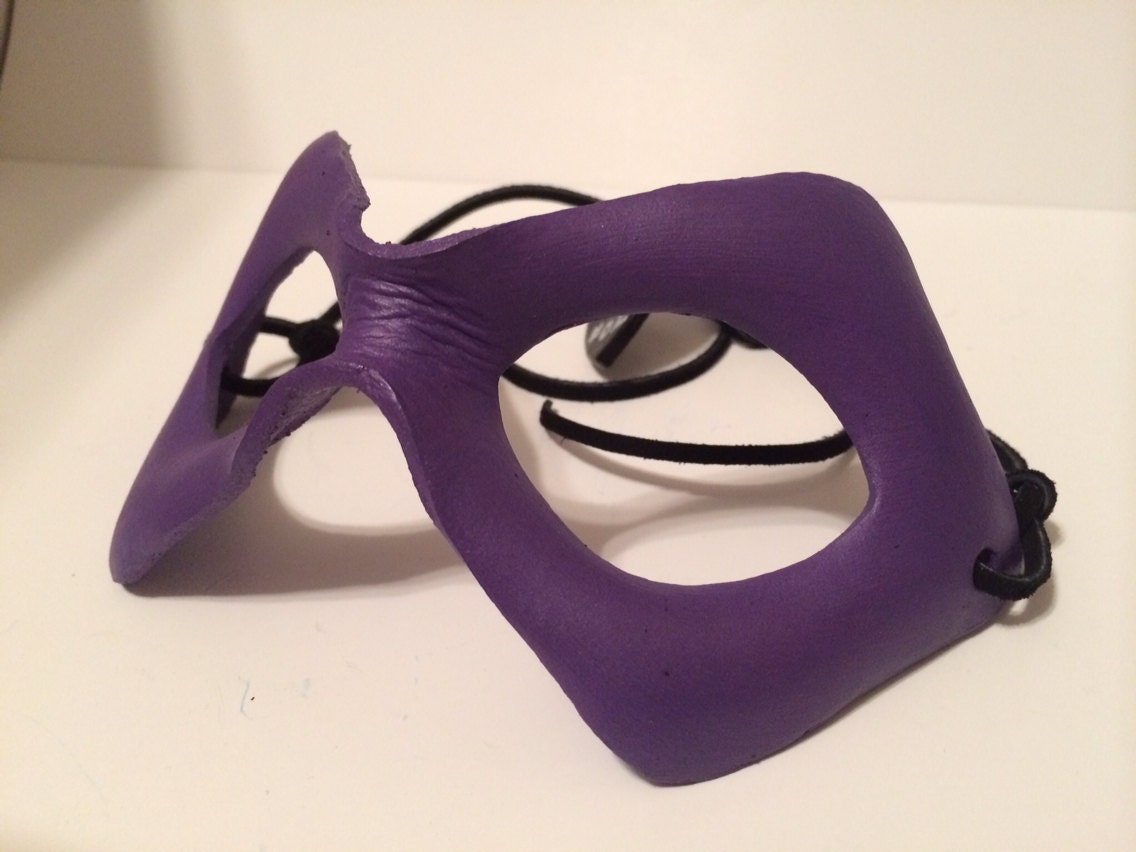 Superhero Leather Mask Green Arrow Robin Riddler - Etsy
