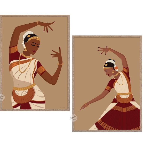 Modern Indian Woman, Desi Art, Indian Art, Indian Wall Art, South Asian ...