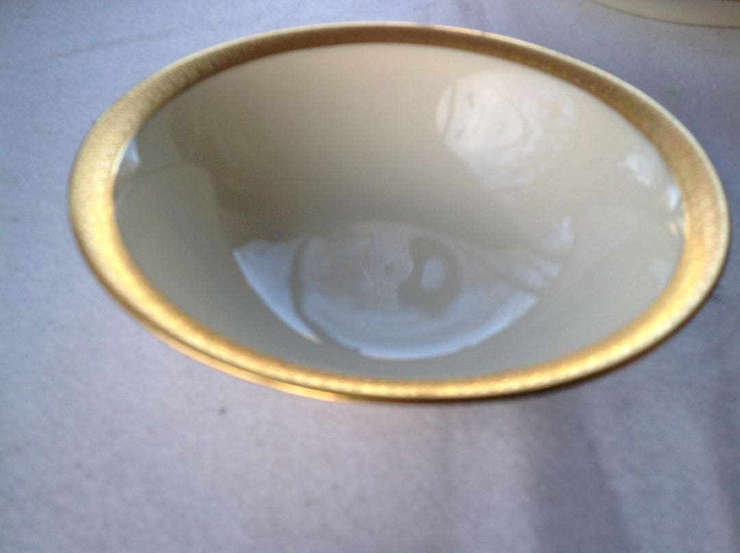 Set of 8 Vintage 1920's Tirschenreuth P.T. Rare "the Bray" Gold ...