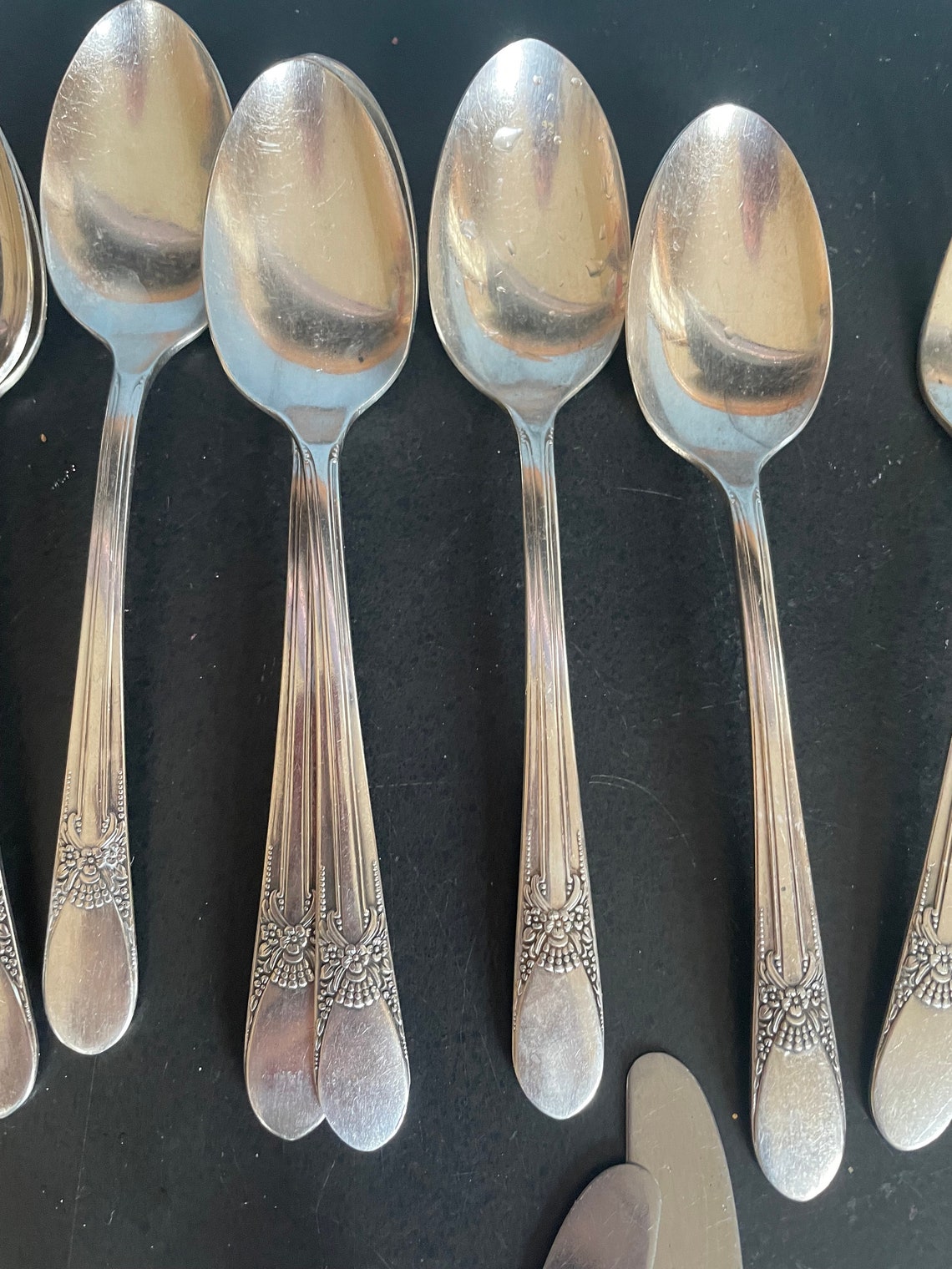 Vintage 1948 Wm Rogers Silverplate Beloved Pattern Silverware - Etsy