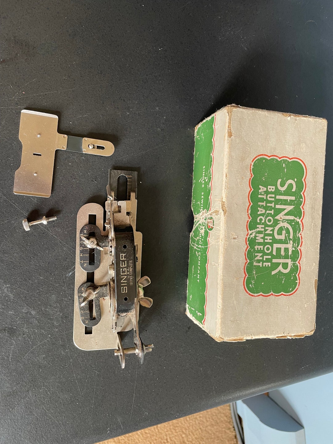 Vintage Singer Button Holer Buttonholer Sewing Attachement - Etsy