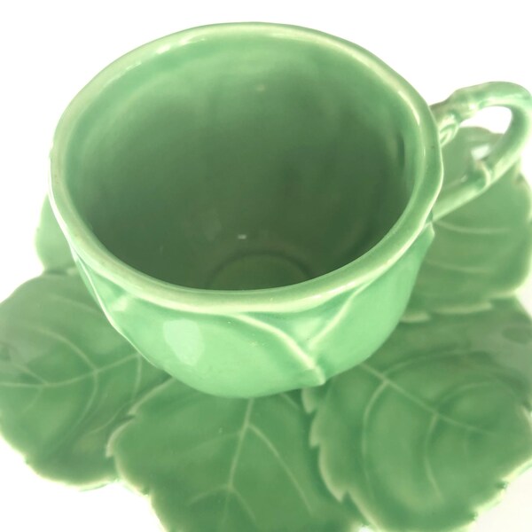 Ceramic Tea Cup and Saucer Set - Etsy