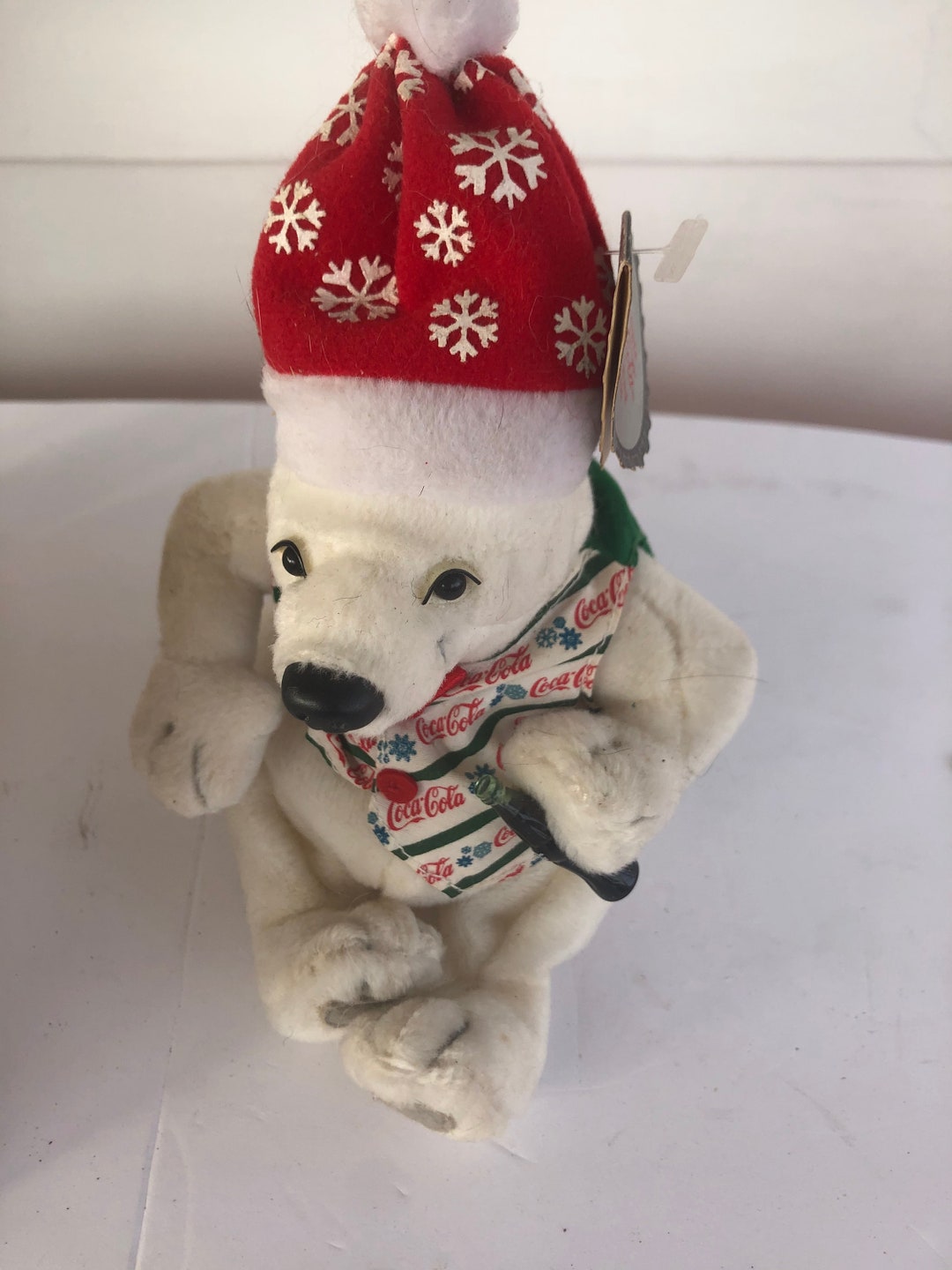 Coca Cola Plush Polar Bear Stuffed Collectible - Etsy