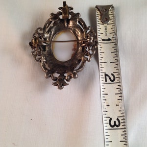 Vintage Victorian Pin Brooch Courting Couple Rhinestones - Etsy