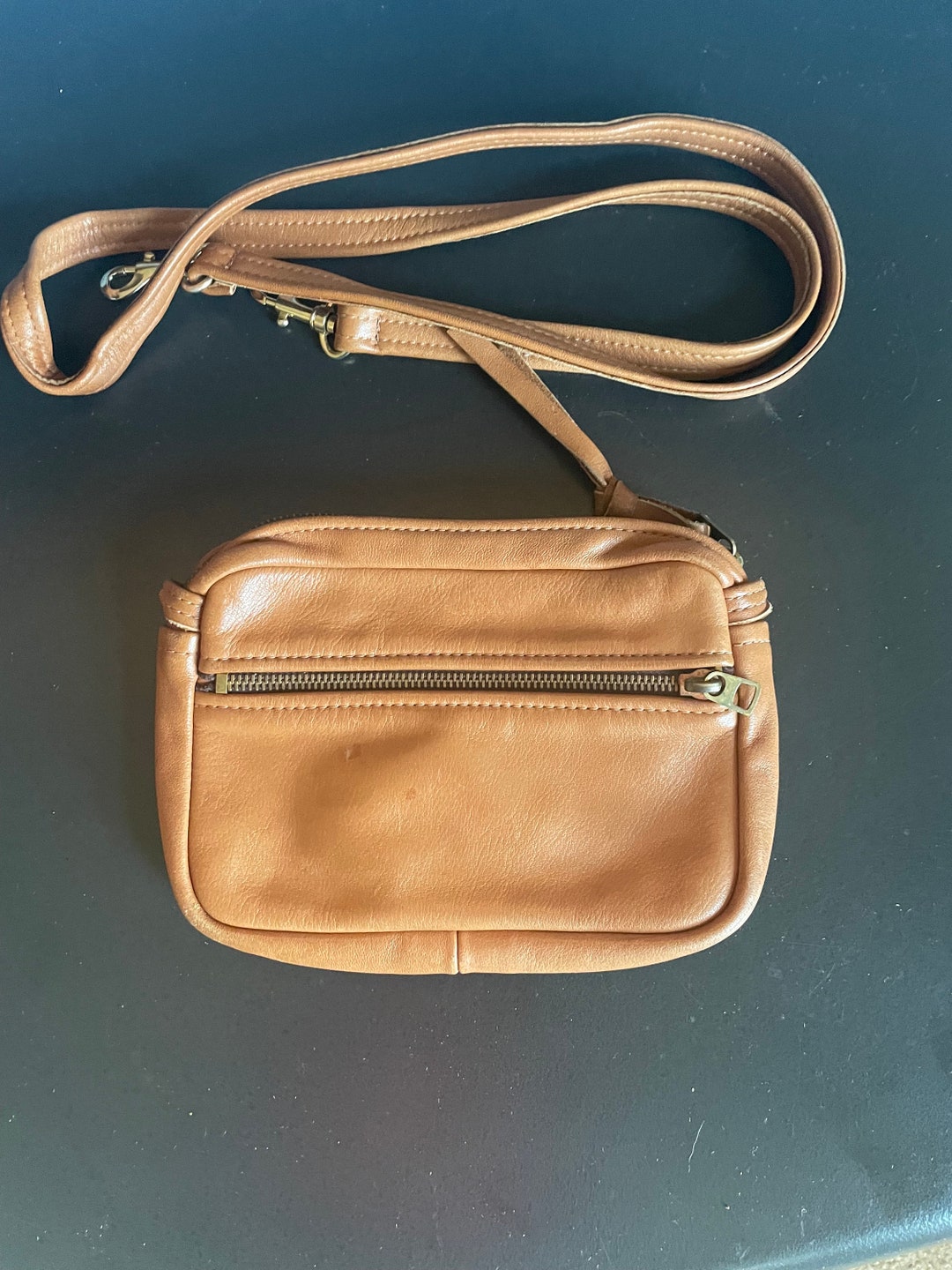 Pat Halpin Handmade British Tan Waist Bag Crossbody - Etsy