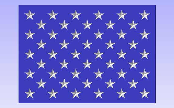 50 Star Union SVG File Accurately Scalable to Any Size US - Etsy