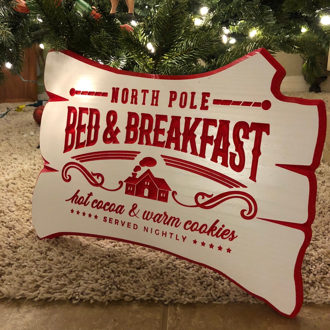 CNC Carved Christmas Sign - Etsy