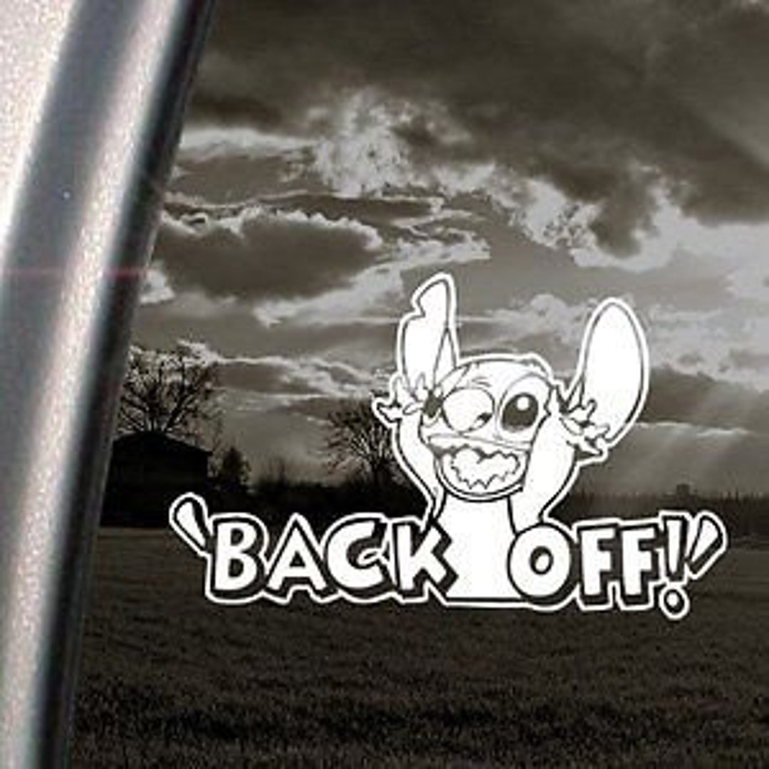 Alien, Back OFF, Funny, Car, Window Vinyl Sticker - Etsy