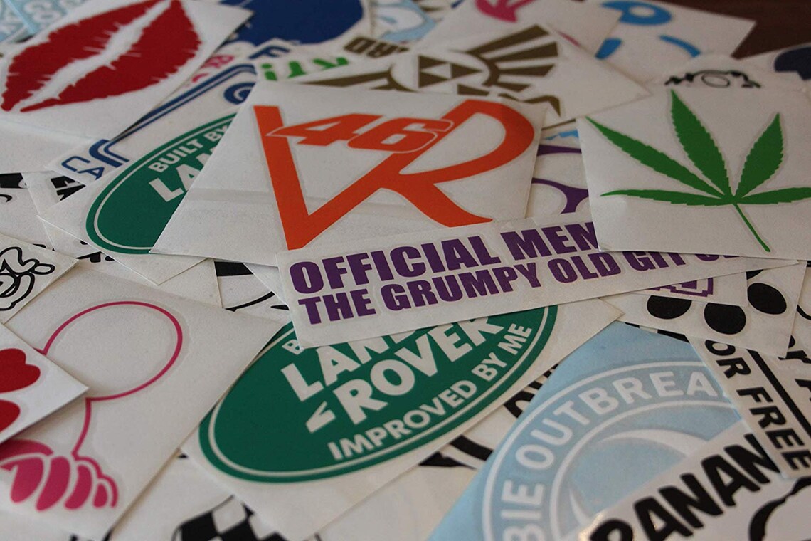 2 X Funny Decals Kwikasfuki, Bike Stickers, Decal, Vinyl Graphics - Etsy UK