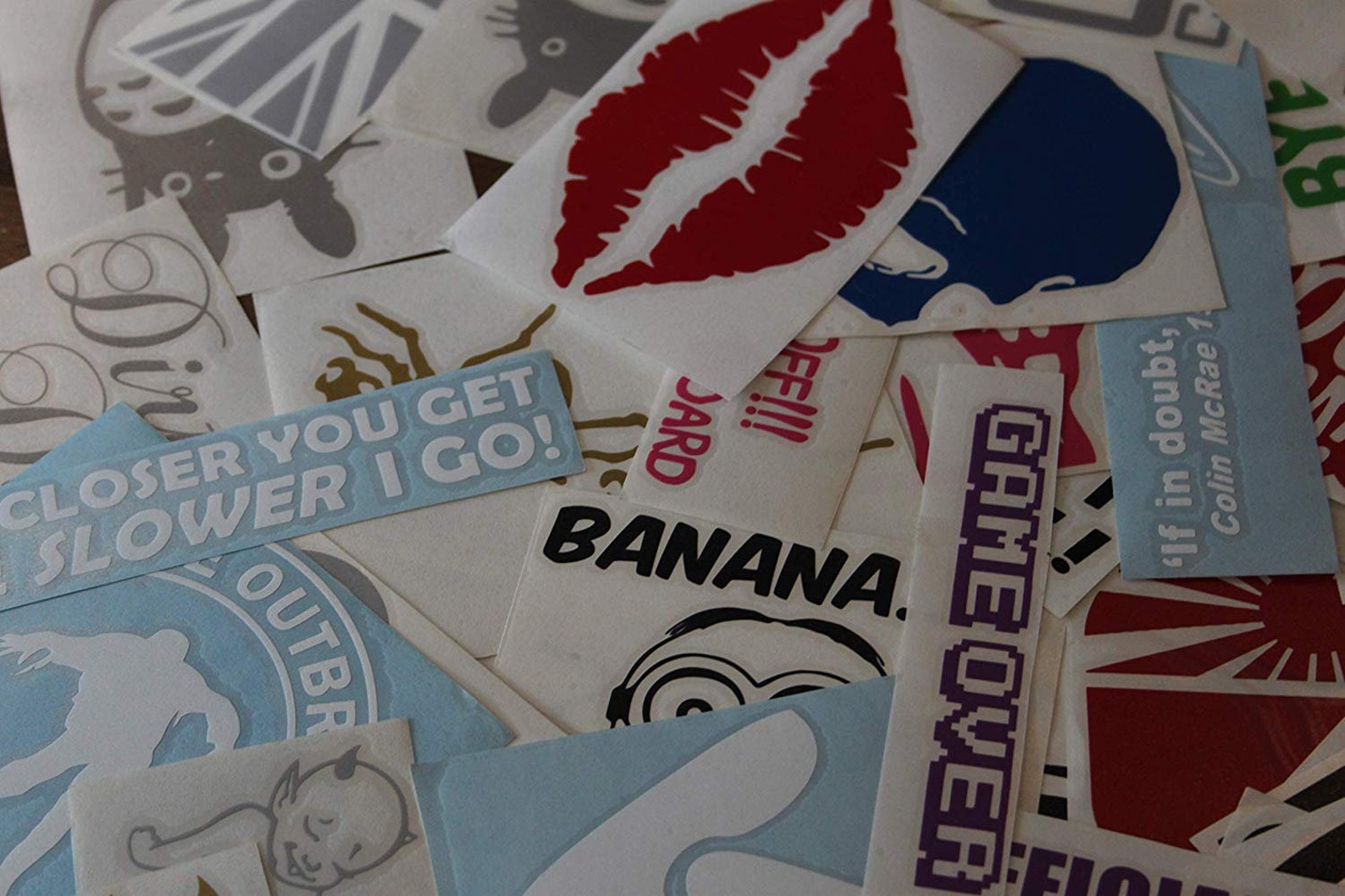 2 X Funny Decals Kwikasfuki, Bike Stickers, Decal, Vinyl Graphics - Etsy UK