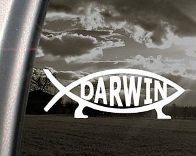 Darwin Fish Plastic Auto Emblem silver5.25 X 2 EF-EMB-P-00023 - Etsy