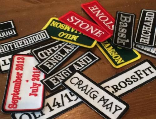 1 Line , Custom Embroidered, Biker, Name Tag, Patch, Iron on or Sew On ...