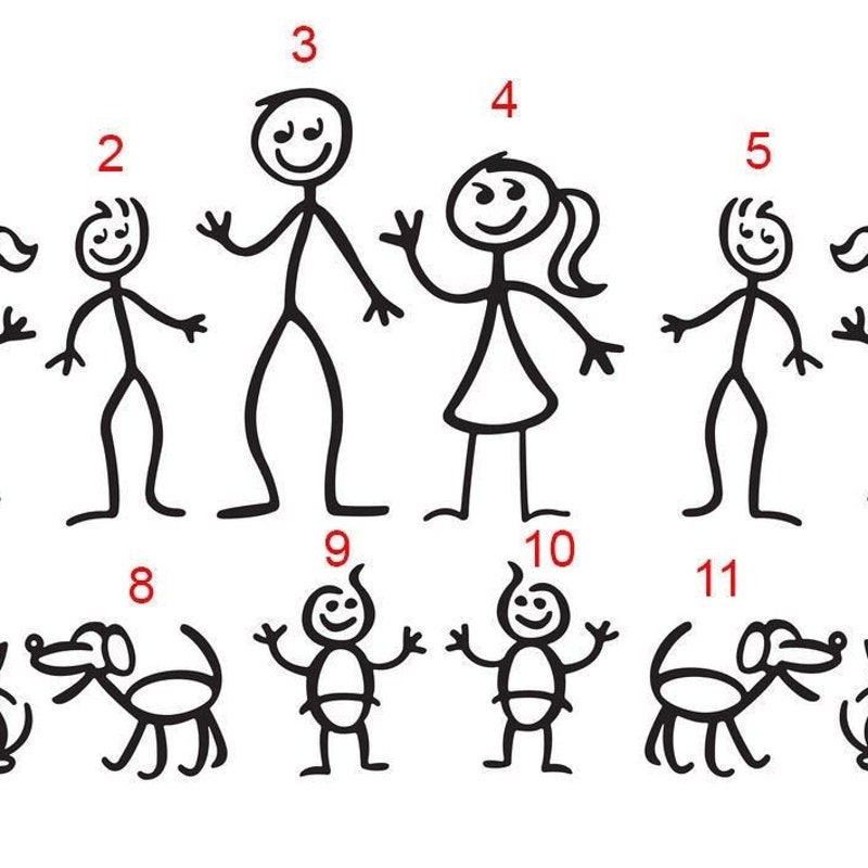 Stick Figure - Etsy UK