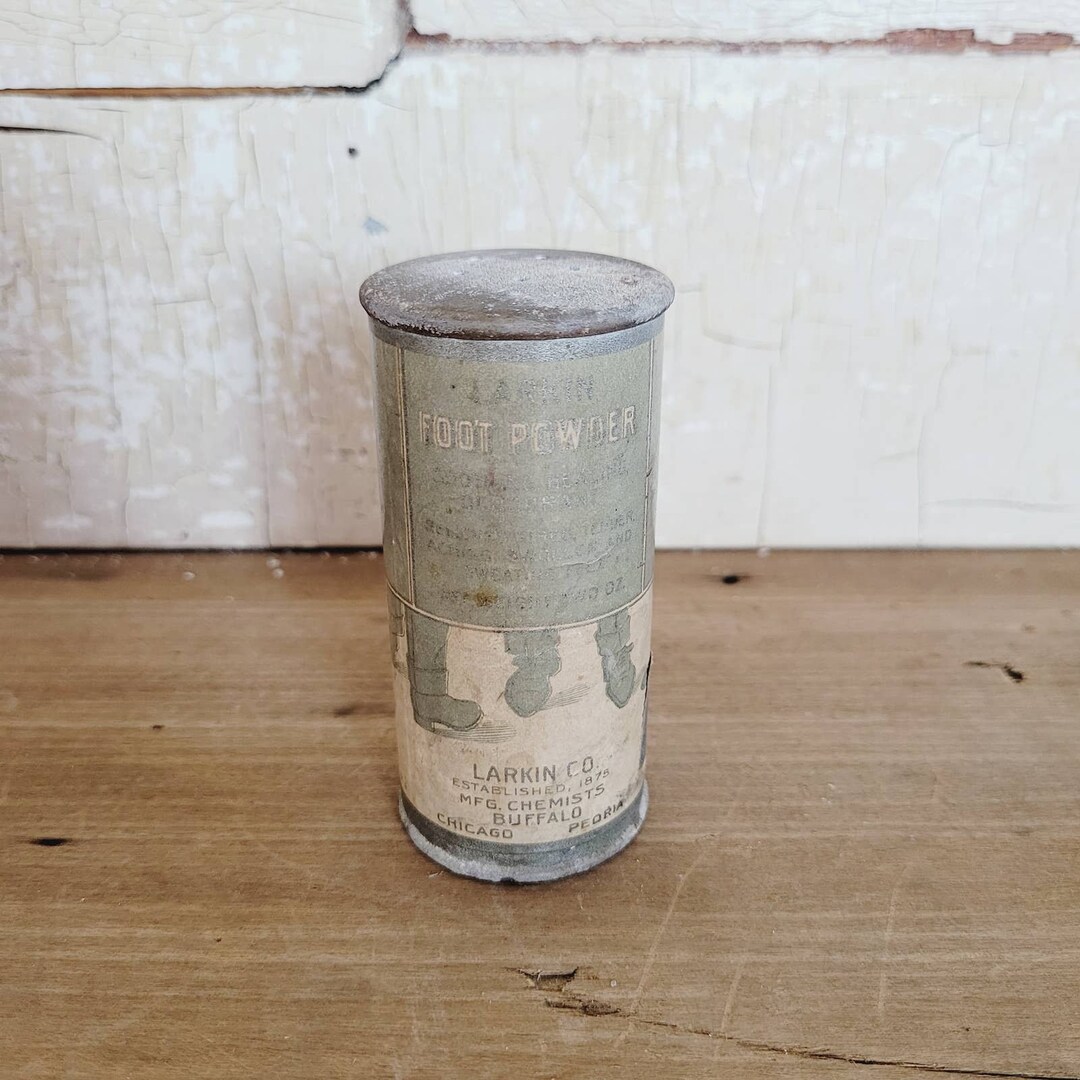 Vintage Larkin Foot Powder Tin - Etsy