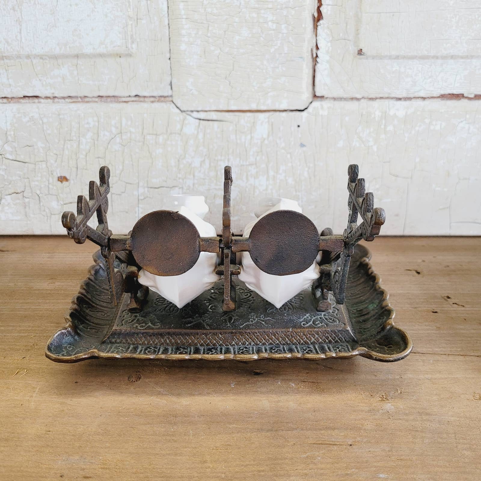 Antique Vintage Double Snail Inkwell Pen Holder Ceramic - Etsy