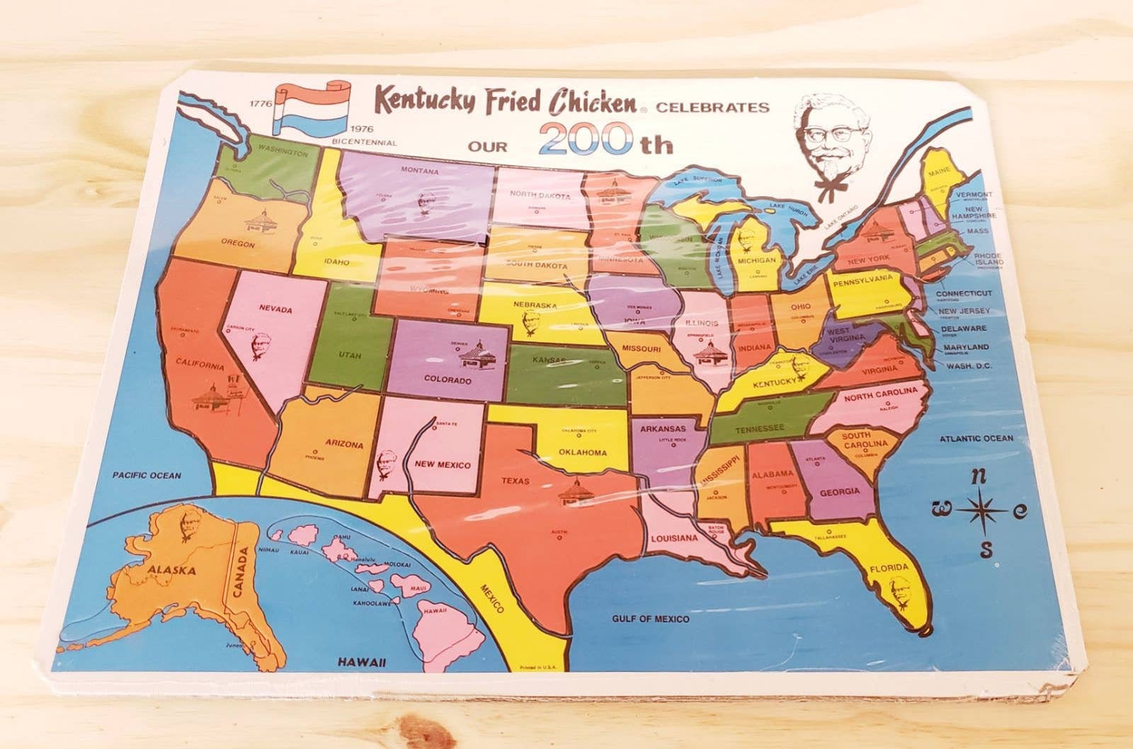 Vintage KFC USA Puzzle Never Opened - Etsy