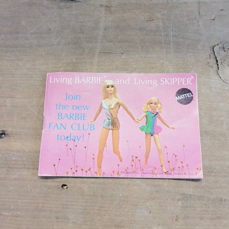 Vintage MOD Barbie "living Barbie Living Skipper" Booklet - Etsy