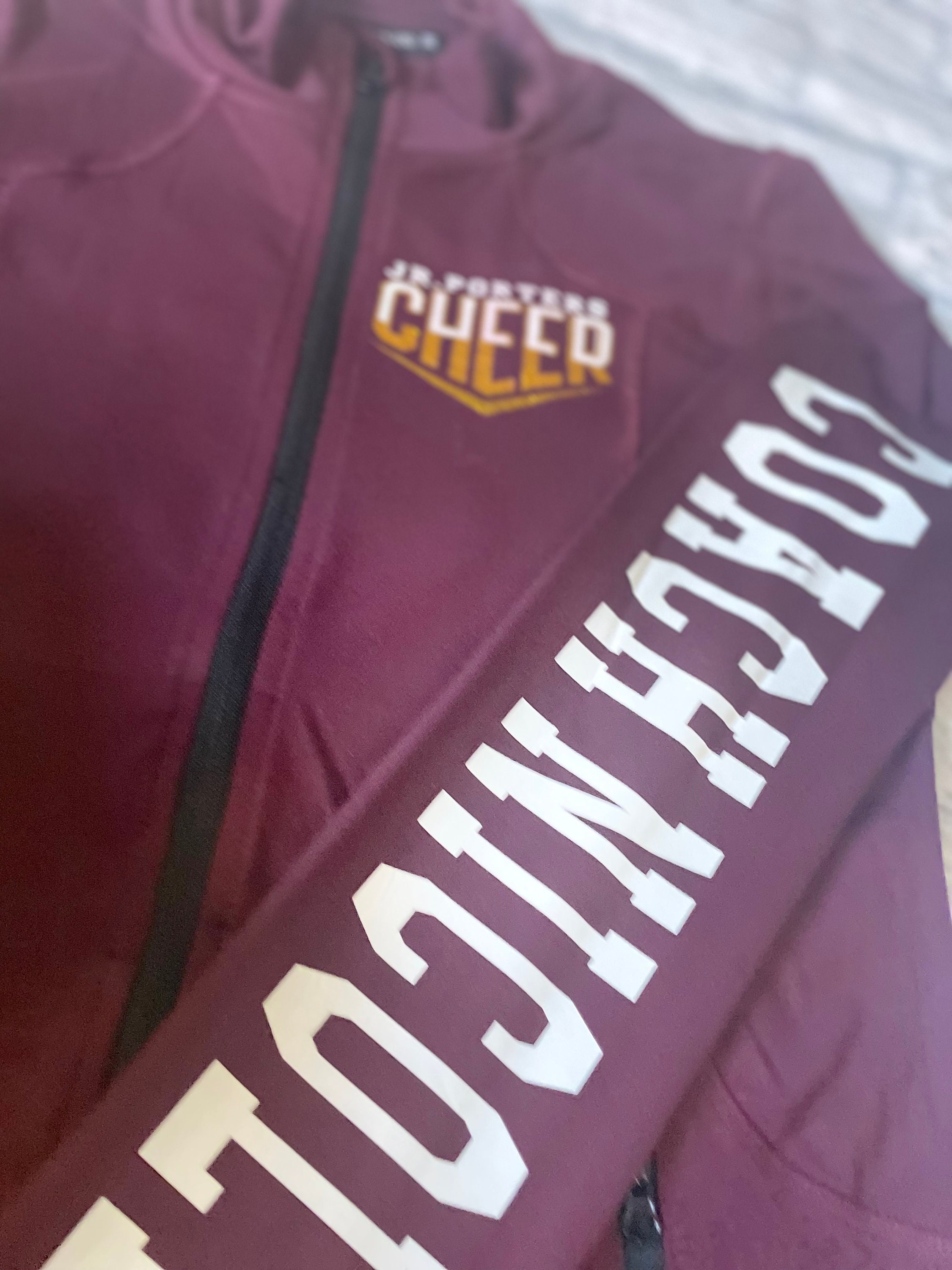 Coach Jacket, Cheer Team Jacket, Cheer Coach Track Jacket, Custom Coach ...