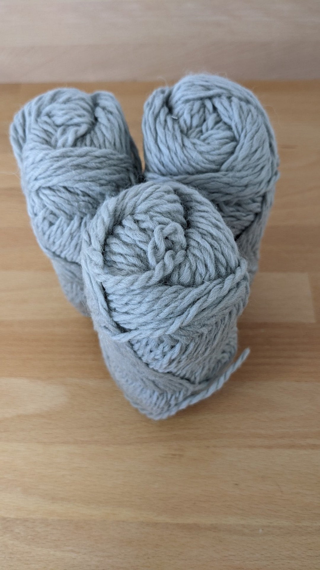 Grey Worsted Aran Yarn - 100% Pure Shetland Yarn - Etsy