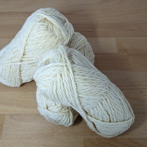 Cream Worsted Aran Yarn - 100% Pure Shetland Yarn - Etsy