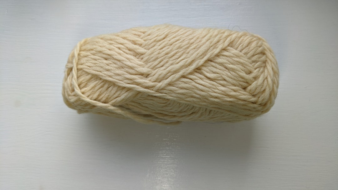 Cream Worsted Aran Yarn - 100% Pure Shetland Yarn - Etsy