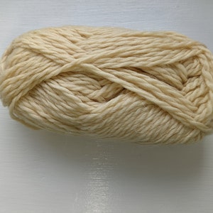 Cream Worsted Aran Yarn - 100% Pure Shetland Yarn - Etsy