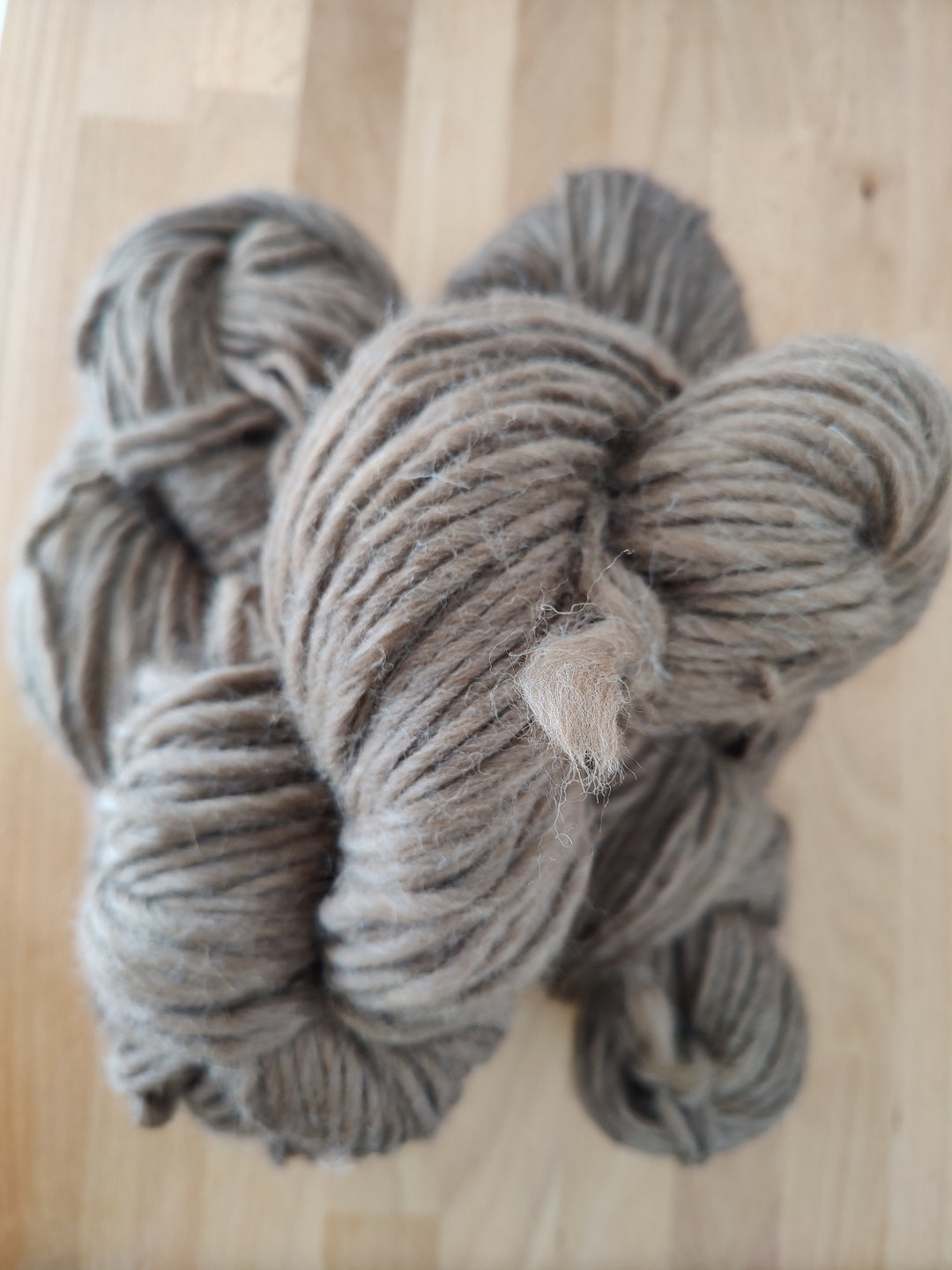 Moorit Shetland Super Chunky Yarn - 100% Pure Shetland Wool. Undyed ...