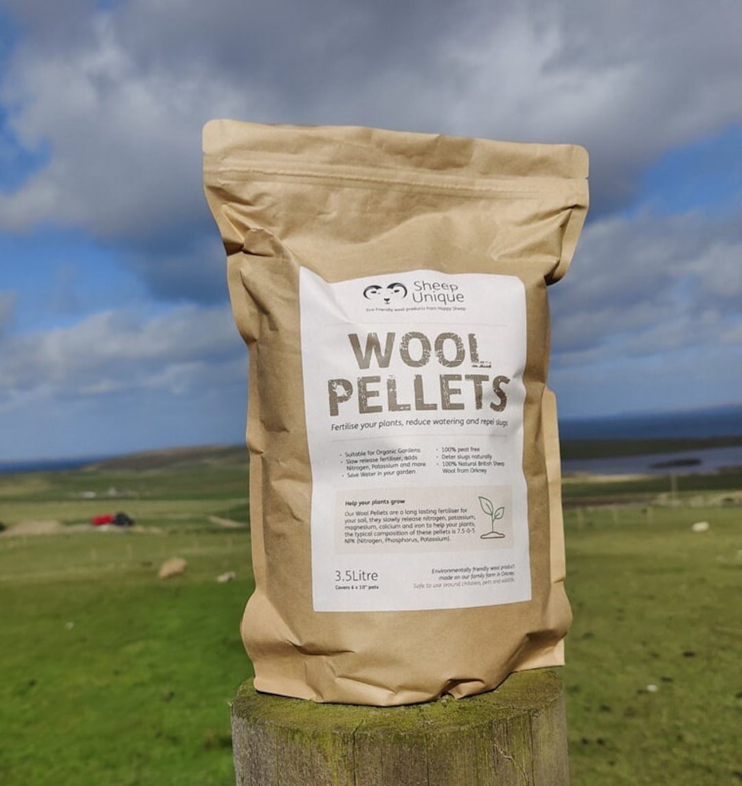 Wool Pellets - Repel Slugs, Retain Moisture and Fertilise - 100 % ...