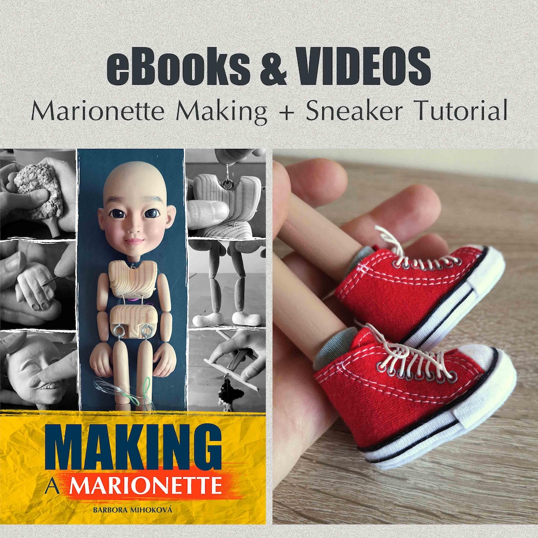 Marionette Making Tutorial Bundle | Puppet Construction E-book + Puppet ...
