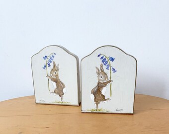 Rabbit Bookends | Etsy
