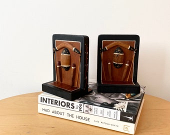 Wood Bookends - Etsy UK