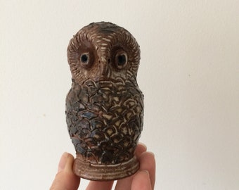 Art pottery owl | Etsy