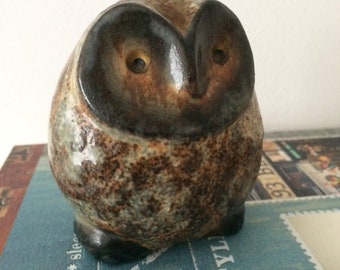 Art pottery owl | Etsy