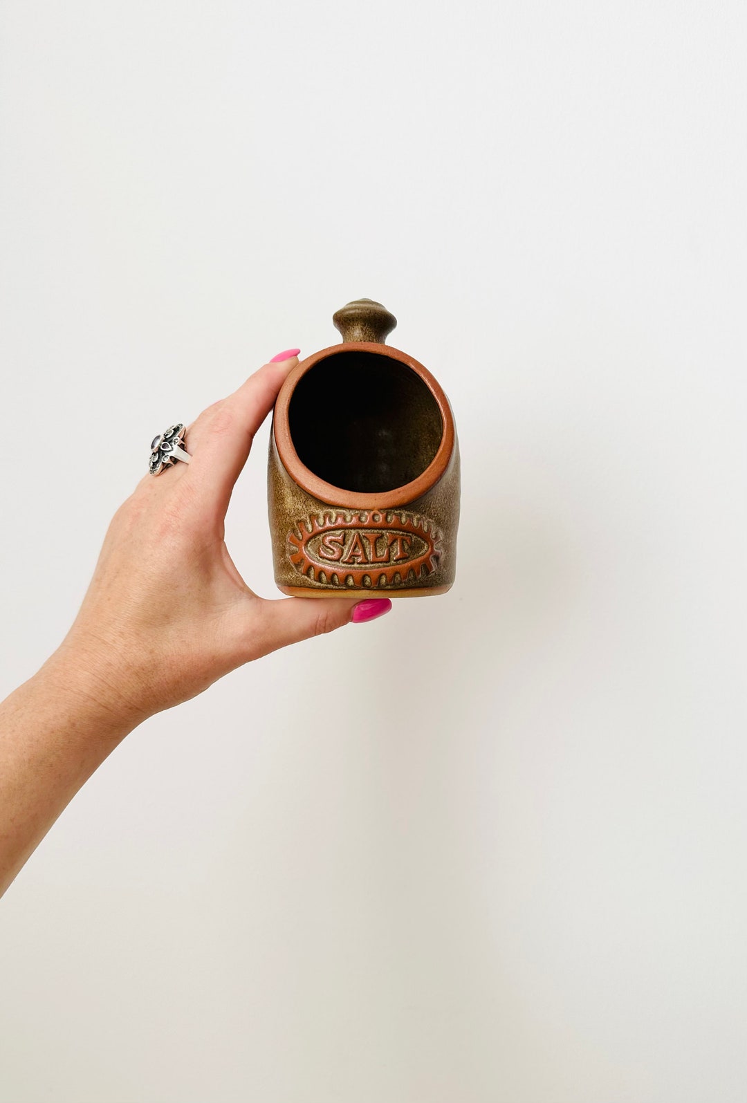 Pottery Salt Pig Table Salt Pig Tremar Salt Stoneware Salt - Etsy