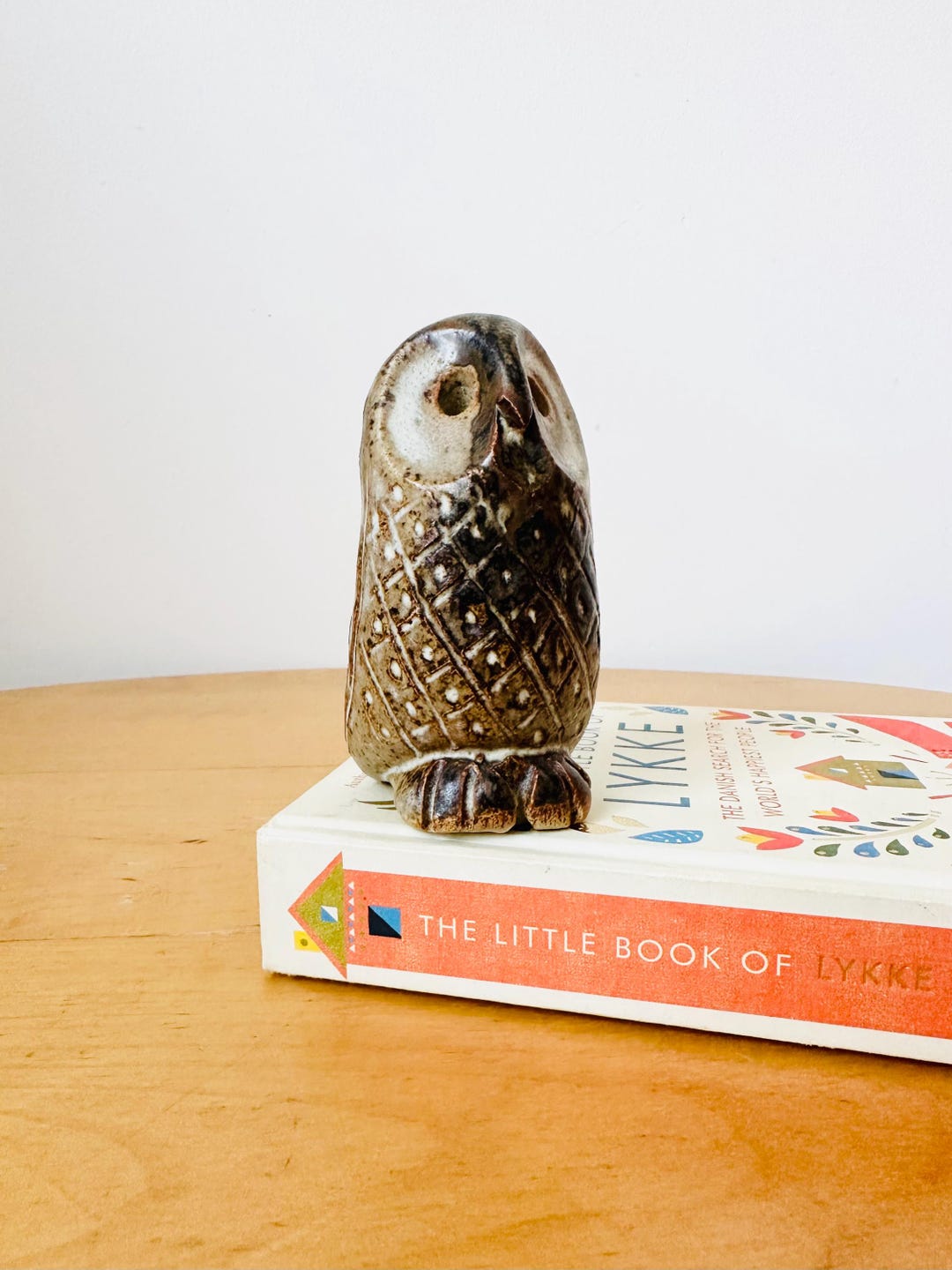Handmade Studio Pottery Owl, Isle of Skye Pottery Bird, Bookshelf Decor ...