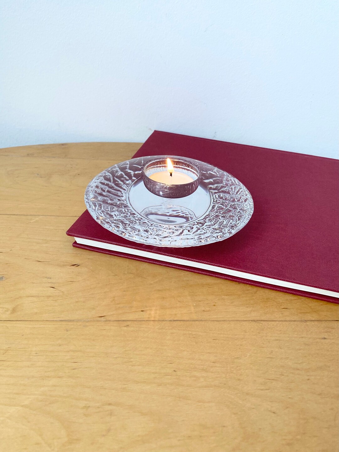Vintage Orrefors Sweden Discus Shaped Crystal Tea Light Holders - Etsy