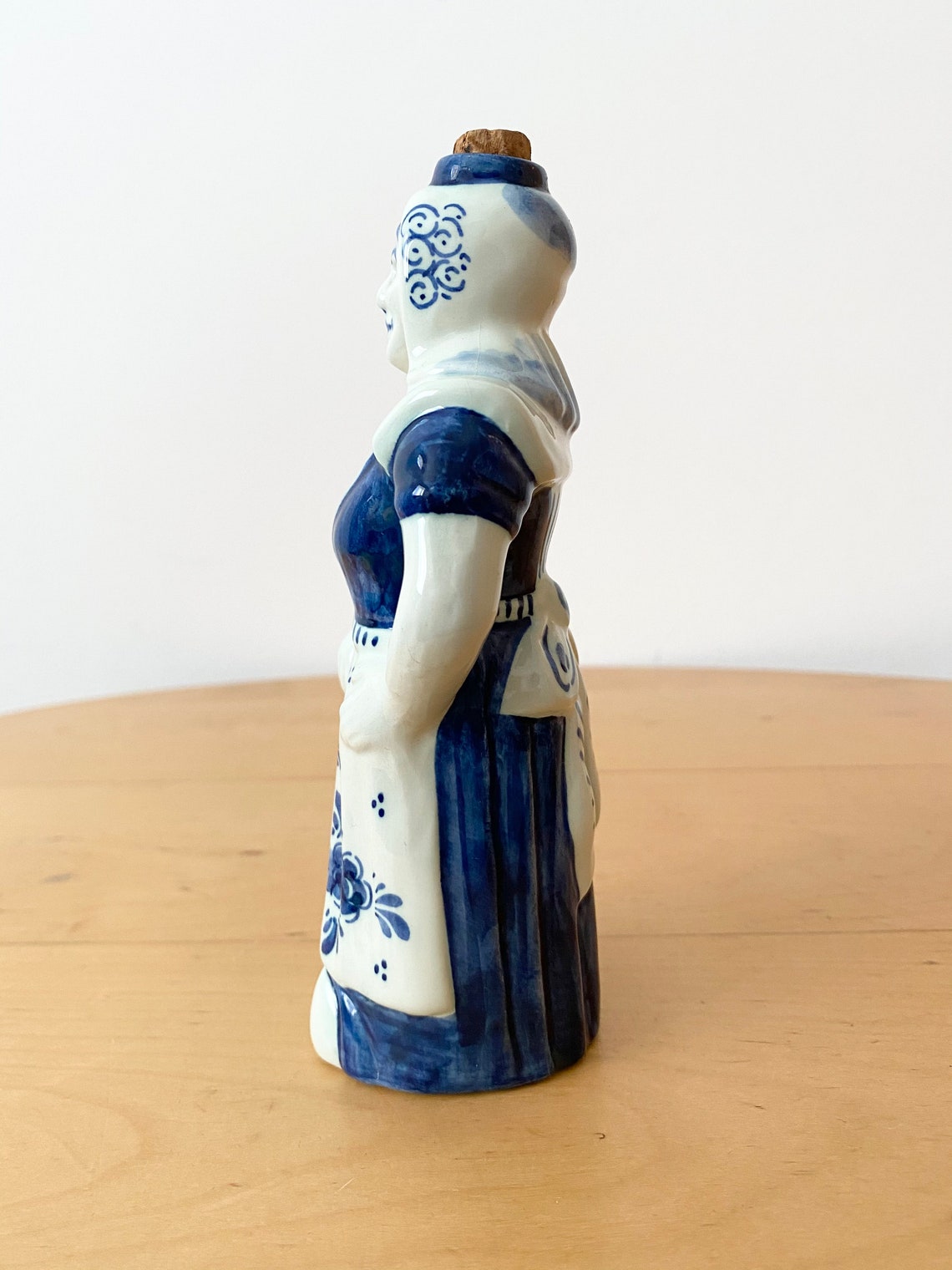 Delfts Blauw RAM Woman Bottle, Decanter, Blue Delft Holland, Delft Woman Shaped Bottle, Hand ...
