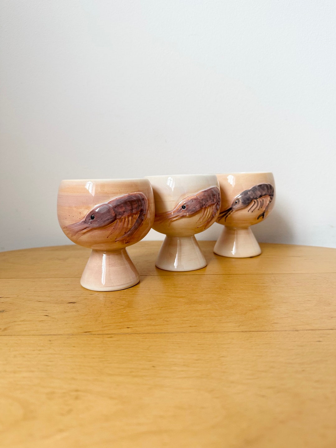 Rare Prawn Cocktail Cups Handmade Cups - Etsy