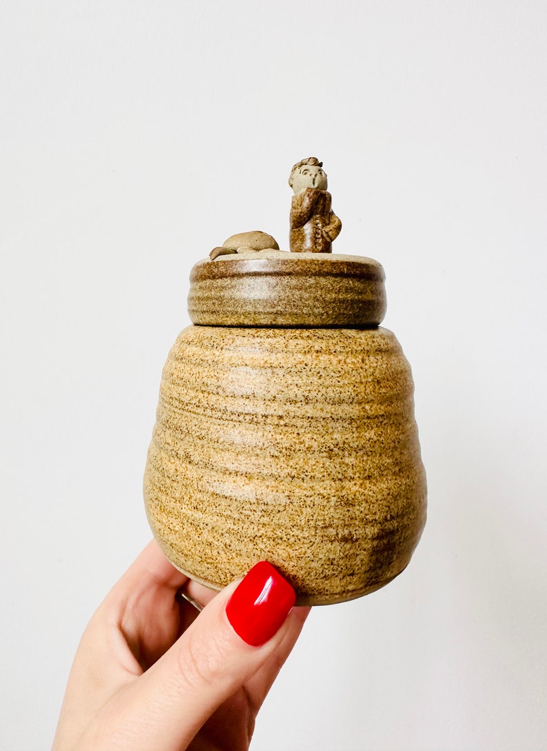 Handmade Pottery Jar, Pottery Kitchen Pot, Natural Home - Etsy