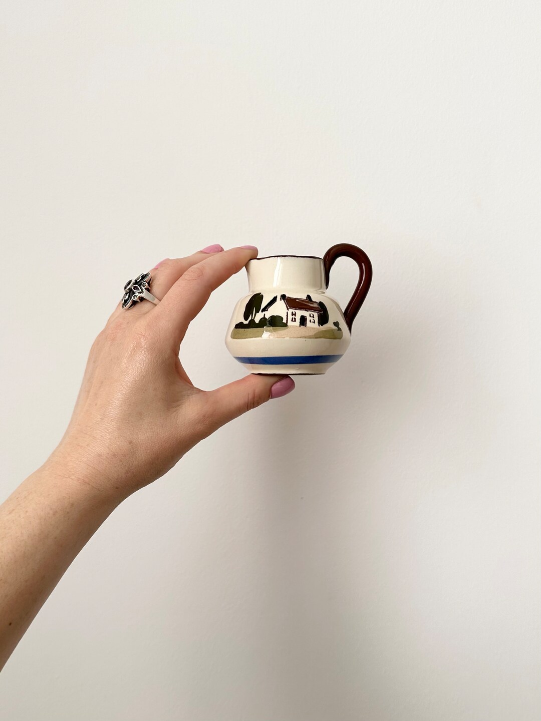 Torquay Devon Motto Ware Jug, Creamer, Handmade Pitcher - Etsy