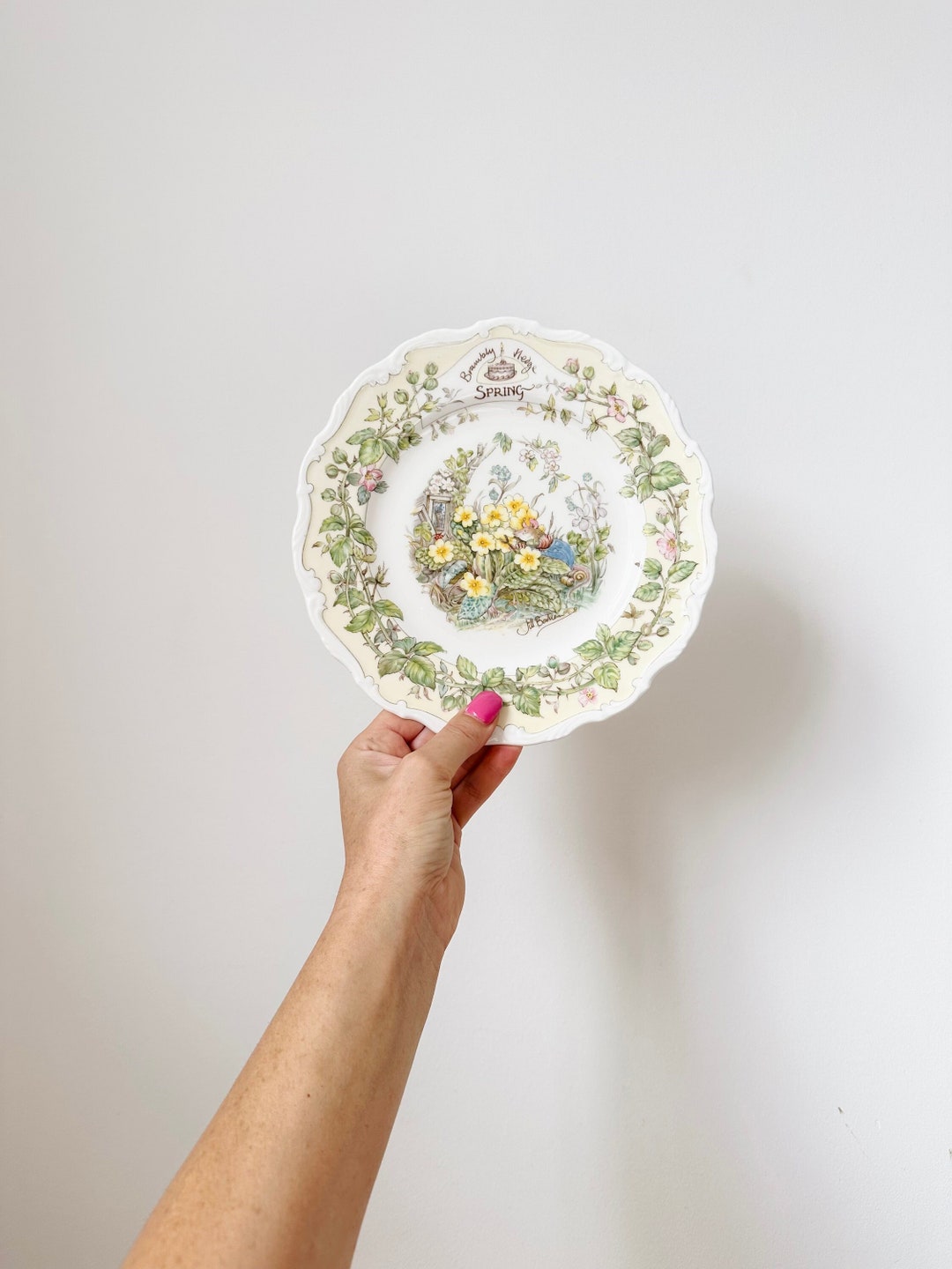 Brambly Hedge “spring” Plate, Royal Doulton Porcelain Plate - Etsy