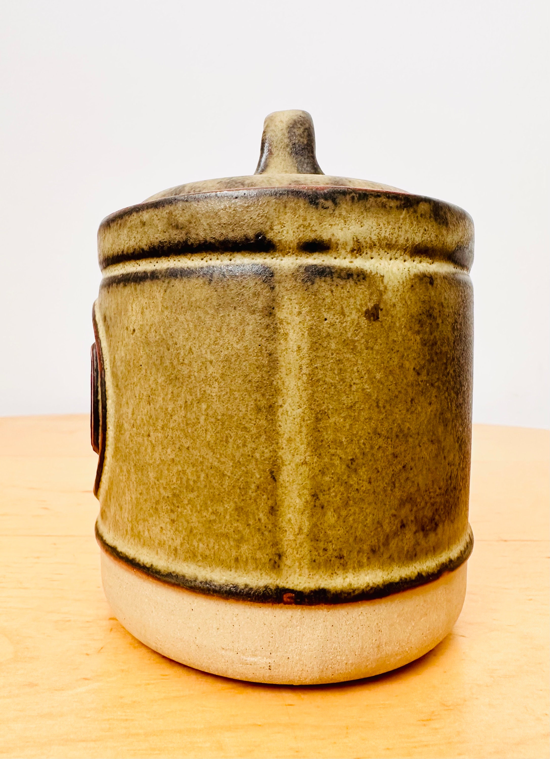 Stoneware Pottery Jam Jar, Tramar Pottery Kitchen Pot, Natural Home - Etsy