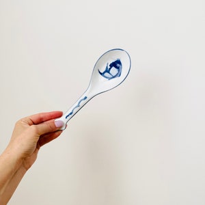 Large Chinese Serving Spoon, Rice Grain Pattern, Asian Spoon - Etsy UK