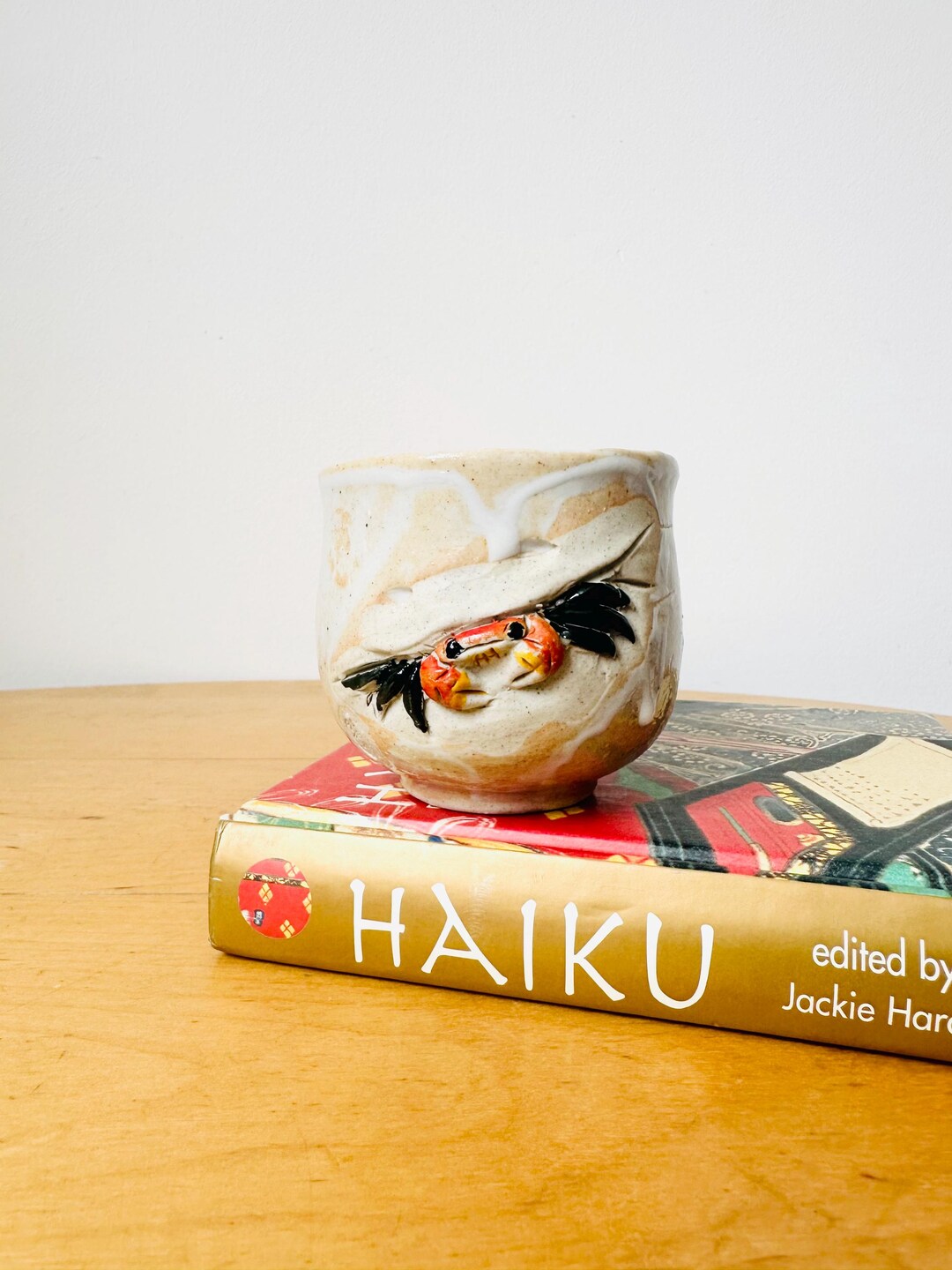 Japanese Rakuzan-yaki Crab Teacup & Sake Cup Traditional, Vintage ...